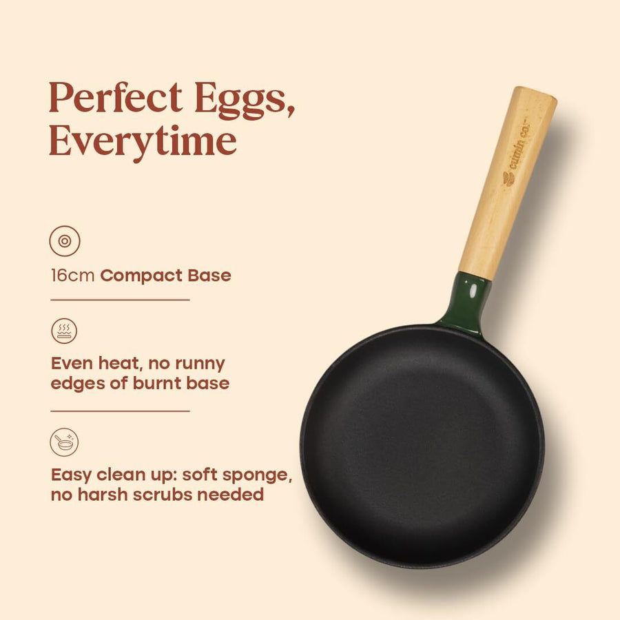 Mini Enamel Dutch Oven & Frying Pan Duo Set (1.2L + 16cm)